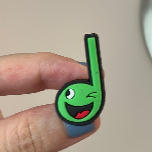 Accessories | 51 1015 Music Note Green Croc Charm | Poshmark